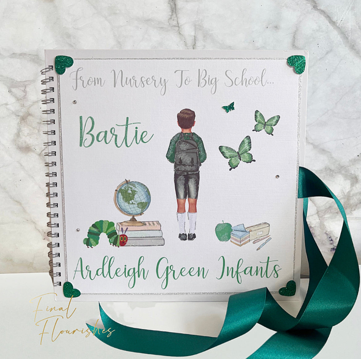 Boys New School Memory Book – Final Flourishes