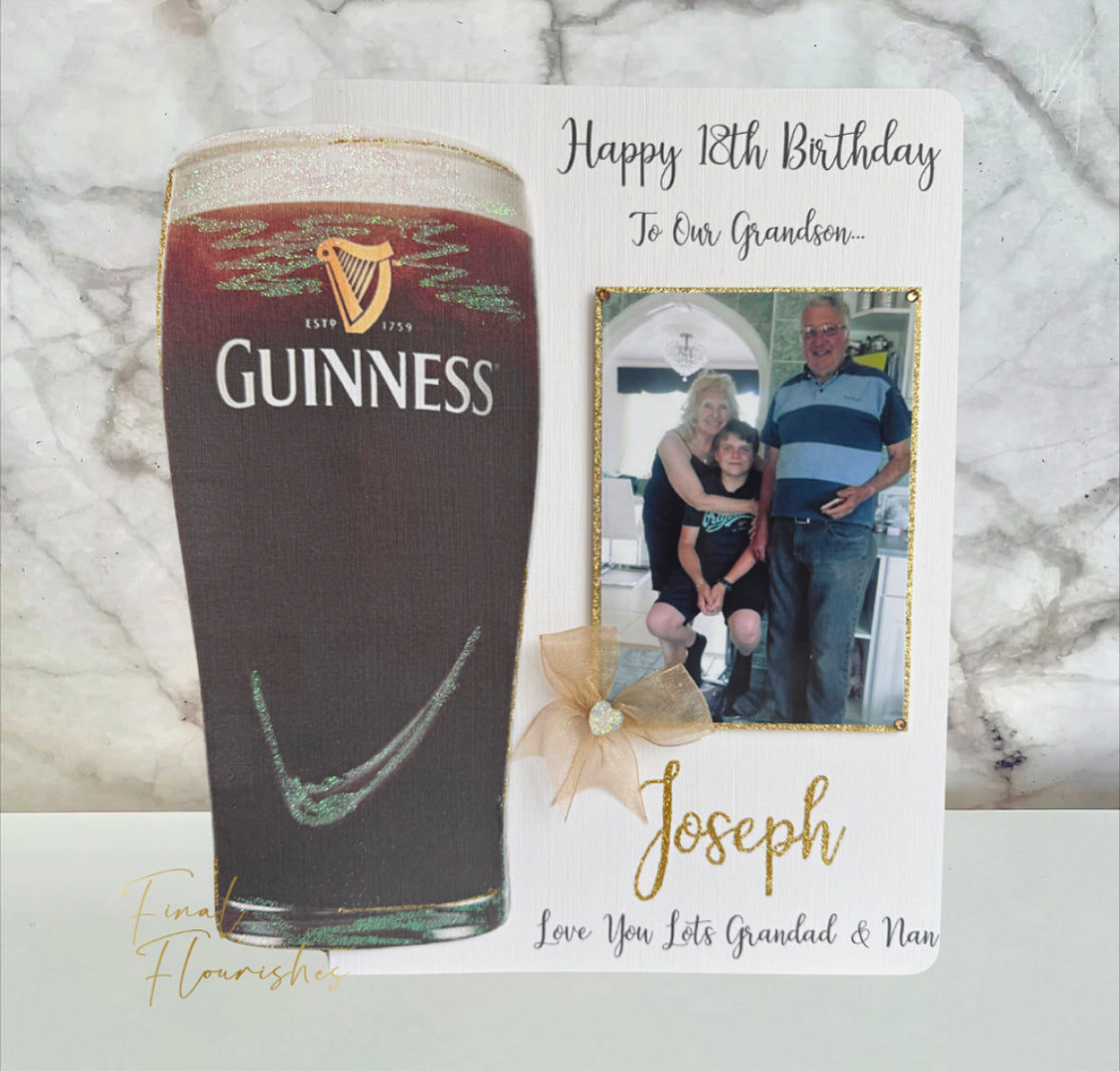 Pop Out Guinness Photo Card – Final Flourishes